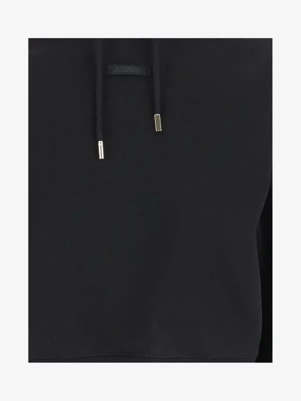 Jacquemus Le Hoodie Gros Grain - Black