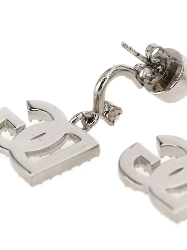 Dolce & Gabbana Holiday Crystal Dg Monogram Pendant Earrings