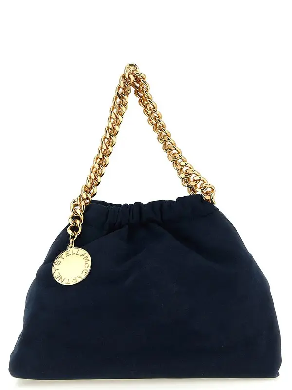 Stella McCartney Falabella Mini Drawstring' Crossbody Bag - Blue