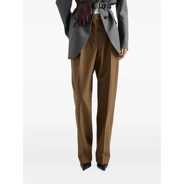 Prada Virgin Wool Tailored Trousers