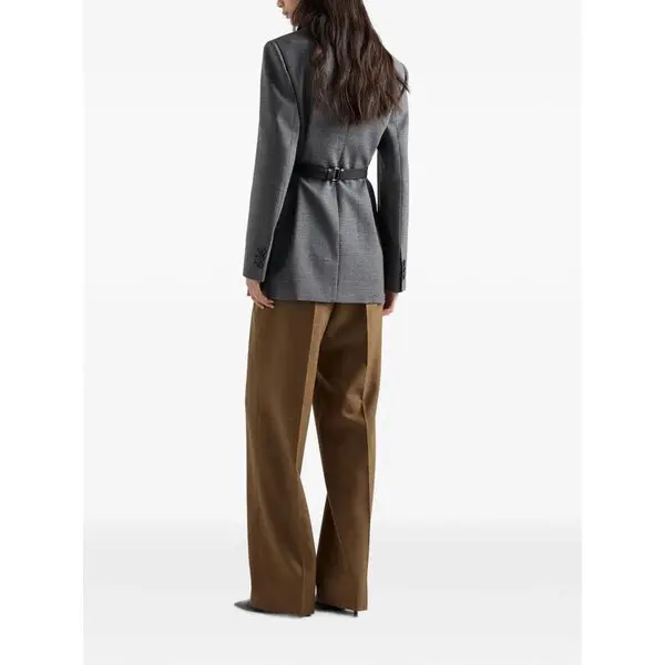 Prada Virgin Wool Tailored Trousers