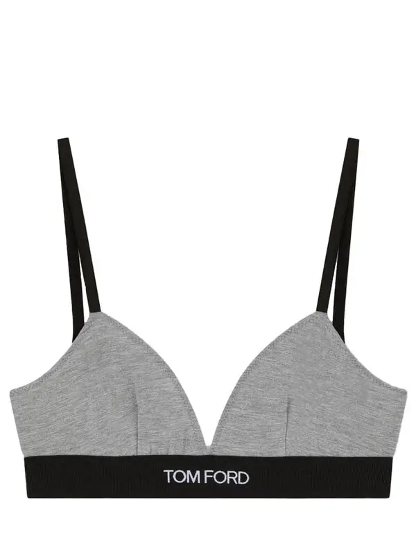 TOM FORD Bra With Logo - Gray