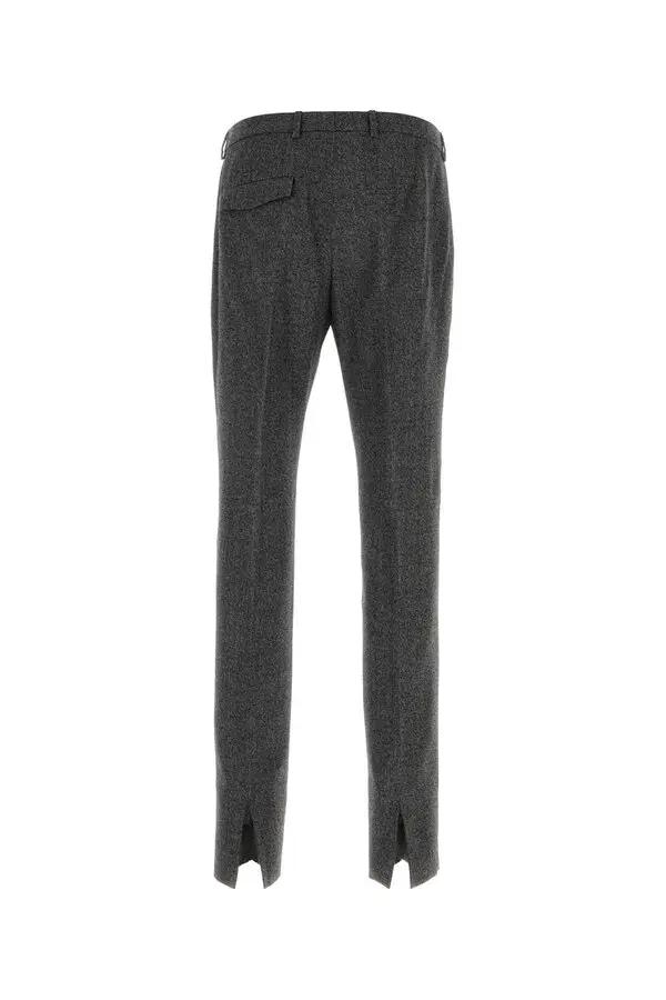 Gucci Melange Charcoal Wool Pant