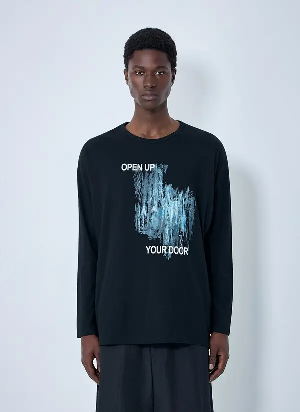 Yohji Yamamoto Gusset Long Sleeve T-shirt - Black