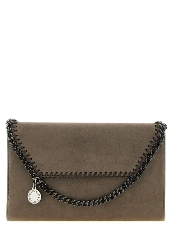Stella McCartney Falabella' Wallet On Chain - Gray