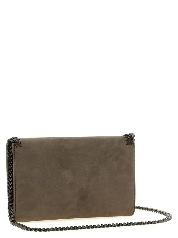 Stella McCartney Falabella' Wallet On Chain - Gray
