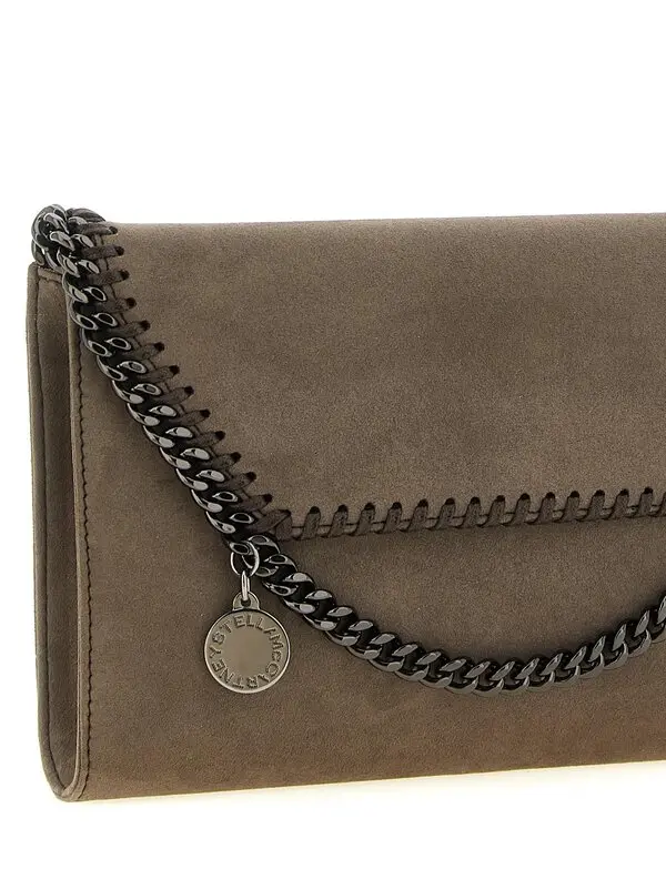 Stella McCartney Falabella' Wallet On Chain - Gray