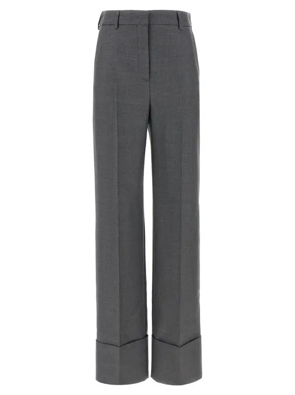 Valentino Garavani Wool Pants - Gray