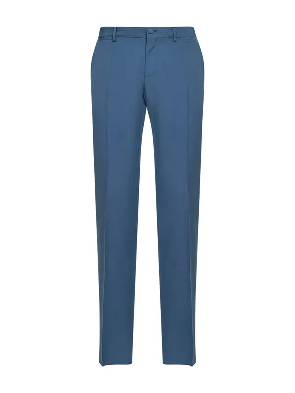 Dolce & Gabbana Virgin Wool Classic Trousers - Multicolor