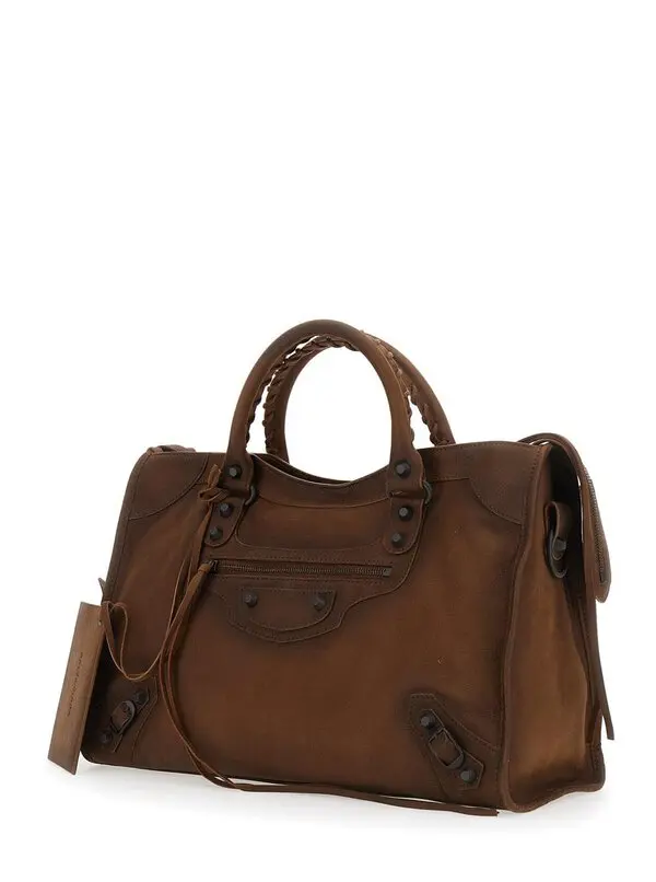 Balenciaga Vintage Goat Leather Bag - Brown