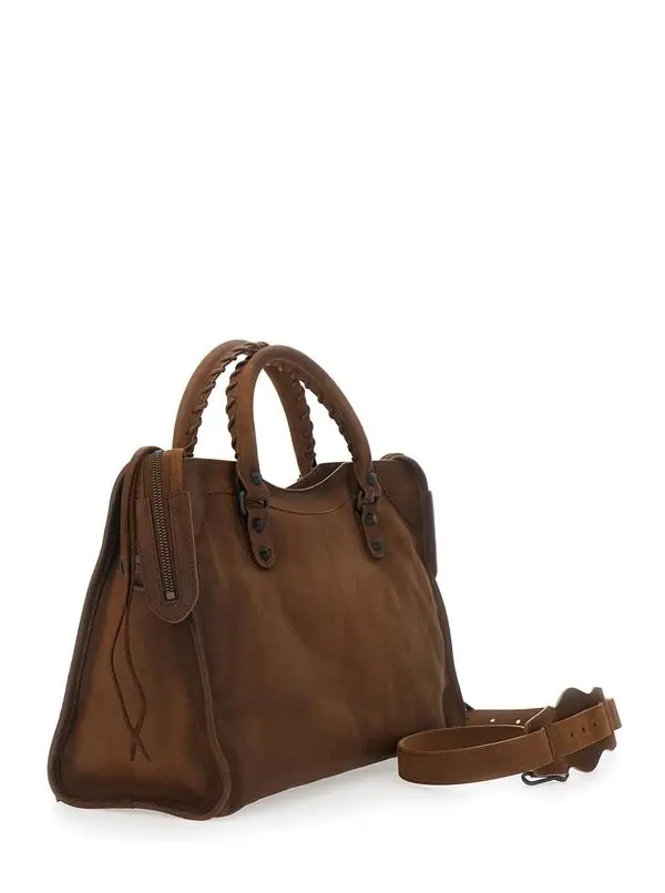 Balenciaga Vintage Goat Leather Bag - Brown