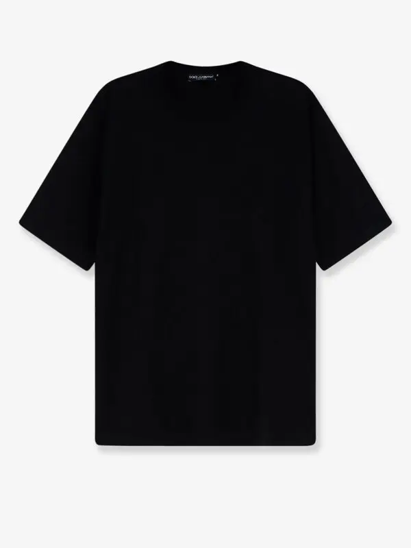 Dolce & Gabbana Cotton T-shirt With Embossed Dg Logo - Multicolor