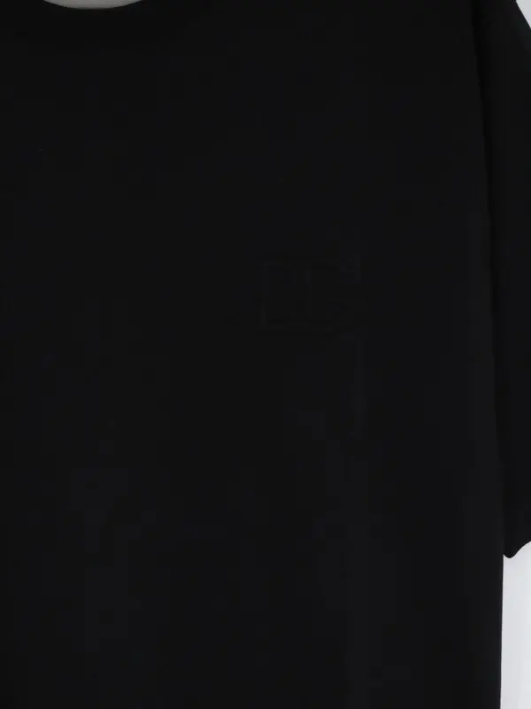 Dolce & Gabbana Cotton T-shirt With Embossed Dg Logo - Multicolor
