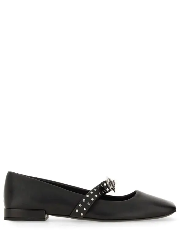 Versace Ballerina Ribbon With Studs - Black