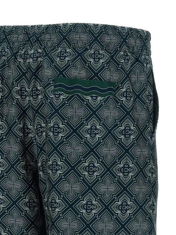 Casablanca Radiating Monogram' Shorts