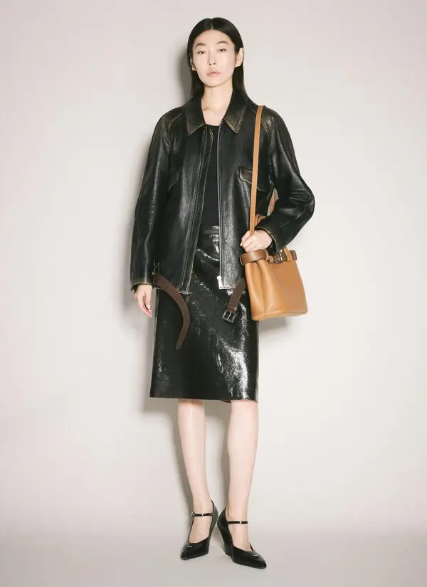 Prada Leather Blouson Jacket
