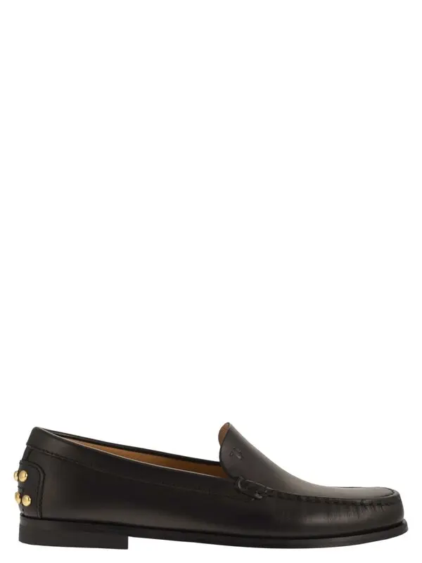 TOD'S Leather Loafers - Black