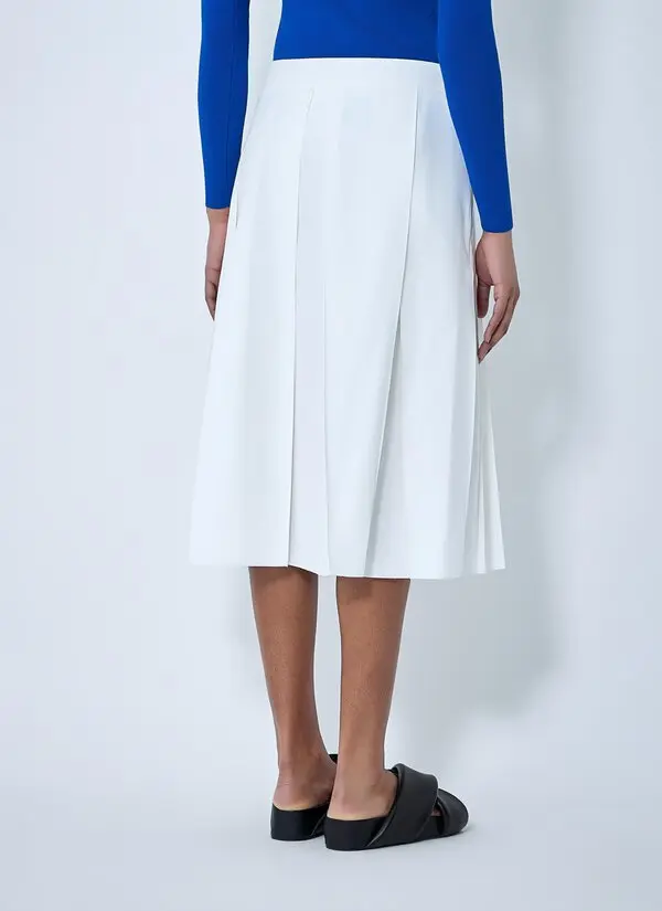 JIL SANDER Pleated Midi Skirt