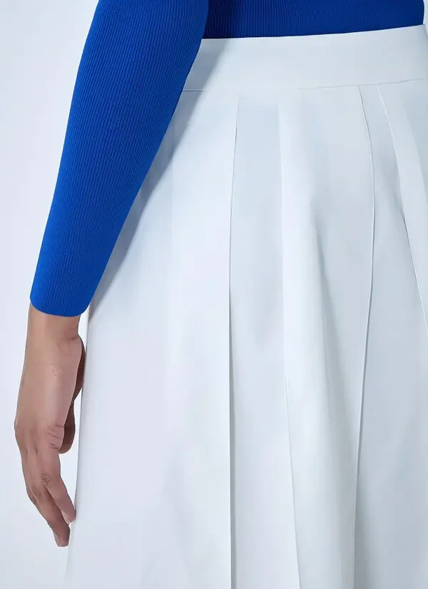 JIL SANDER Pleated Midi Skirt