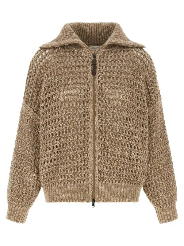 Brunello Cucinelli Dazzling Cardigan - Cream