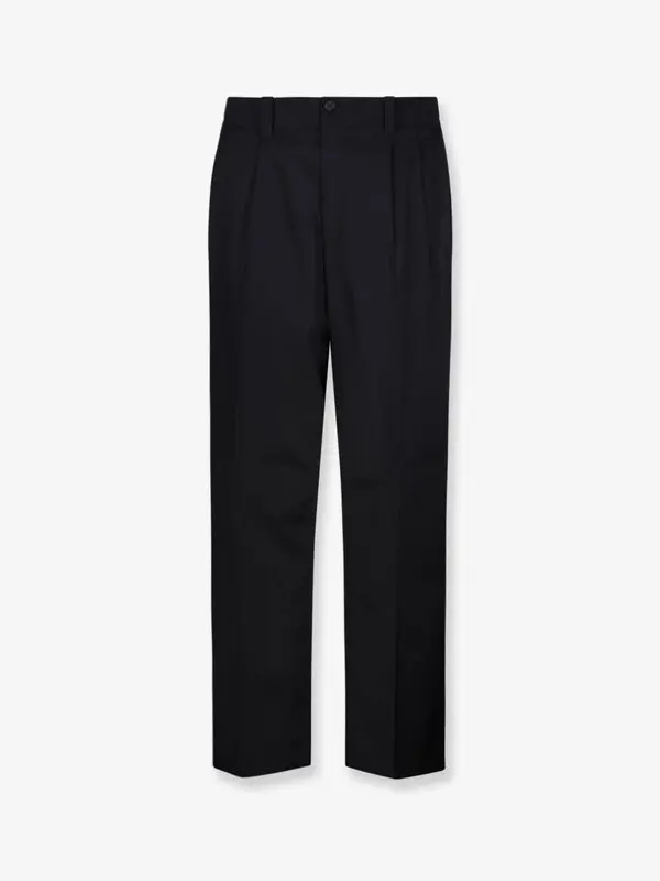 GOLDEN GOOSE Virgin Wool Trousers - Black