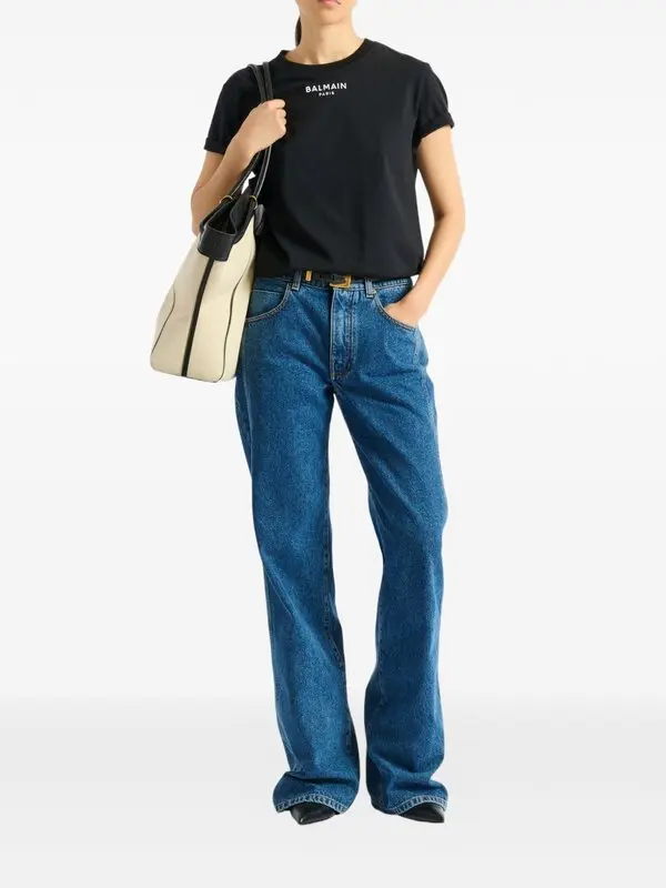 Balmain Logo Cotton T-shirt