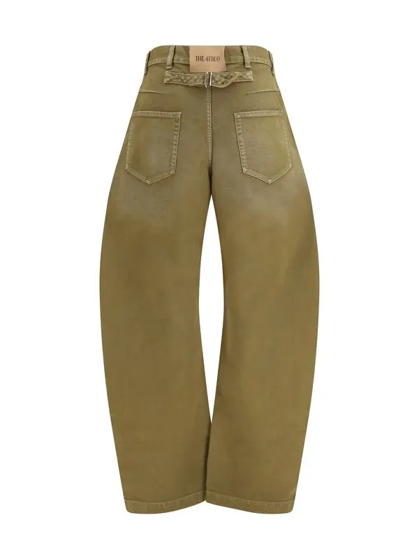 Attico Wide-leg Jeans - Brown