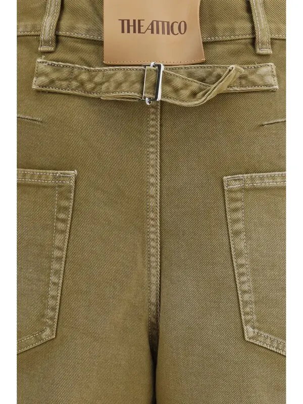 Attico Wide-leg Jeans - Brown