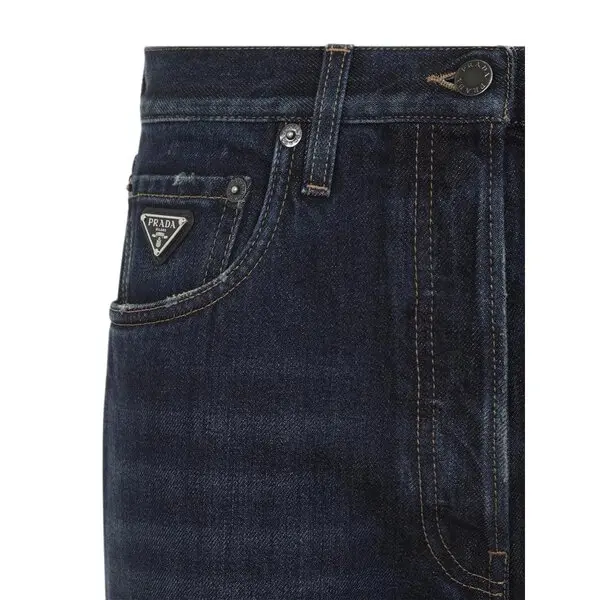 Prada Denim Wide-leg Jeans