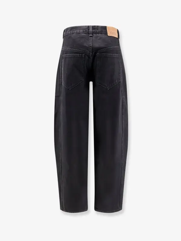 Isabel Marant Étoile Oriane Black Denim Trousers