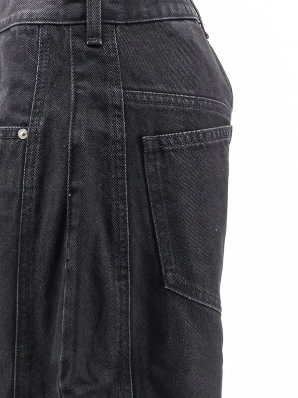 Isabel Marant Étoile Oriane Black Denim Trousers