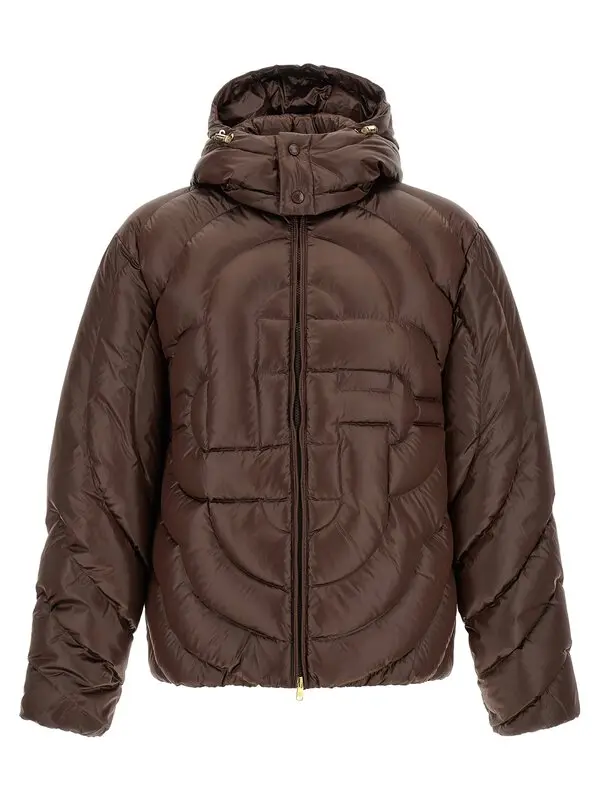 Casablanca Monogram' Quilting Down Jacket