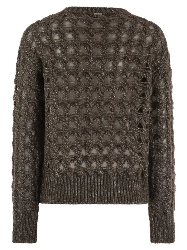 Herno Alpaca And Wool Jumper - Brown