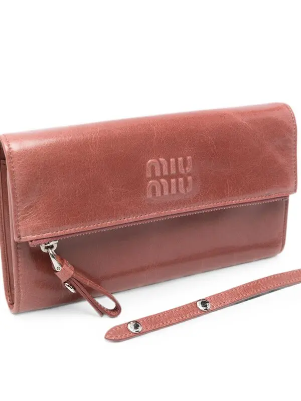 Miu Miu Leather Wallet On Chain