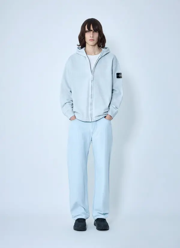 Stone Island Wide-leg Denim Jeans