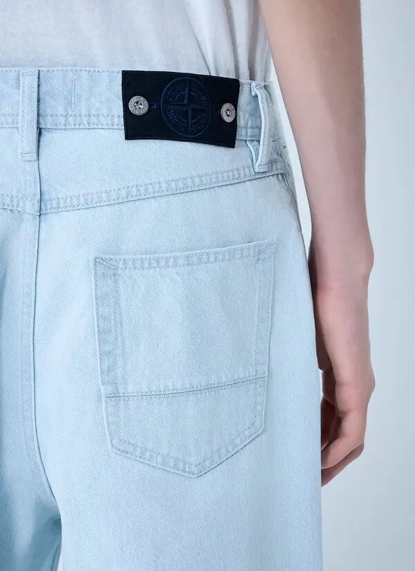 Stone Island Wide-leg Denim Jeans