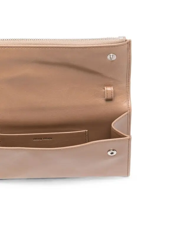 Miu Miu Leather Wallet On Chain