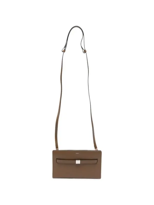 TOTEME Belted Leather Crossbody Bag - Multicolor