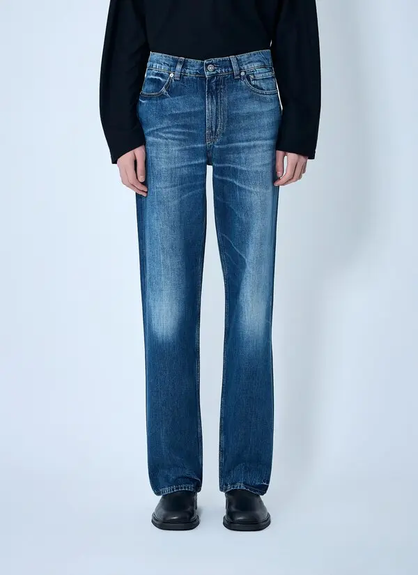 Our Legacy Carlson Cut Faded Jeans - Blue