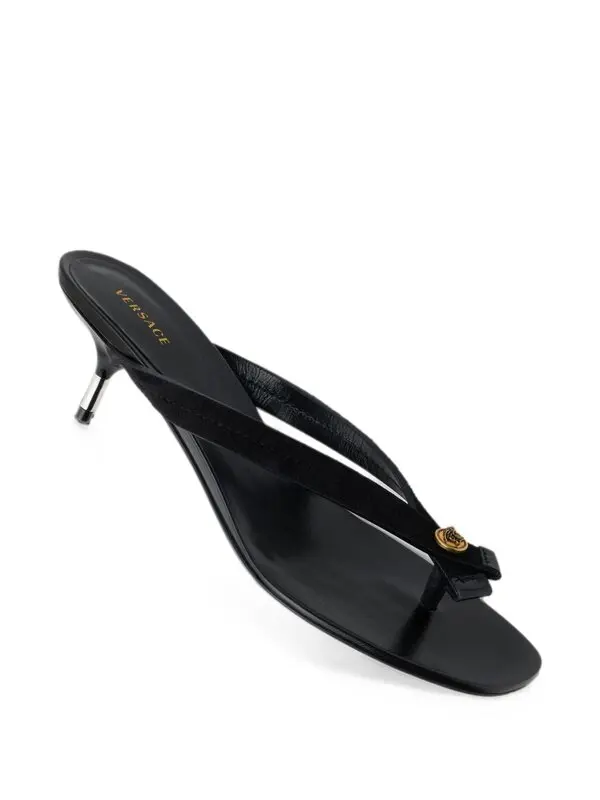Versace Leather Thong Sandals - Multicolor