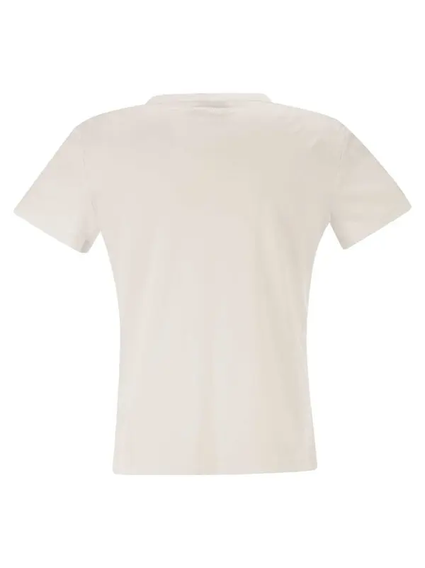 Max Mara Smmsegale Cotton And Modal Jersey T-shirt - White