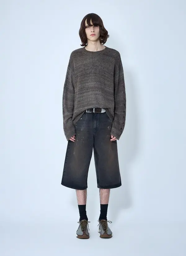 Our Legacy Silk Popover Sweater - Brown