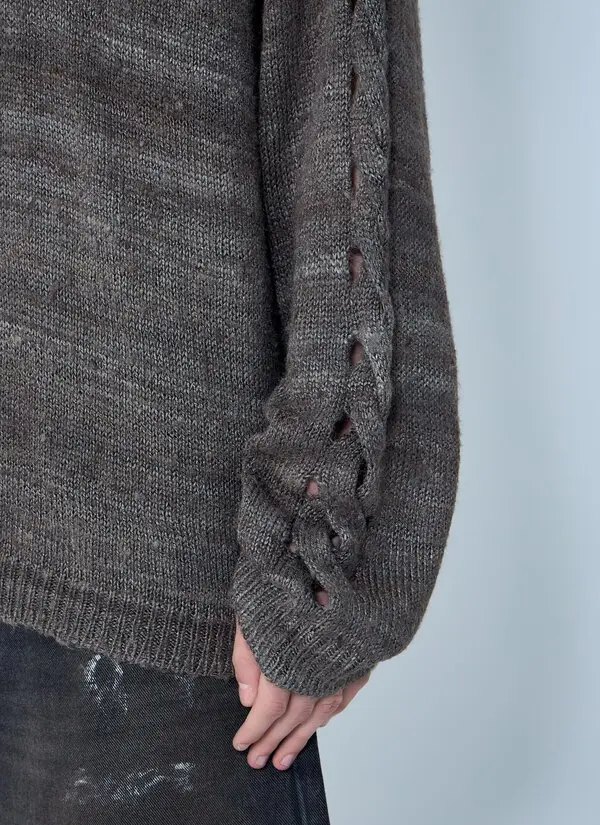 Our Legacy Silk Popover Sweater - Brown