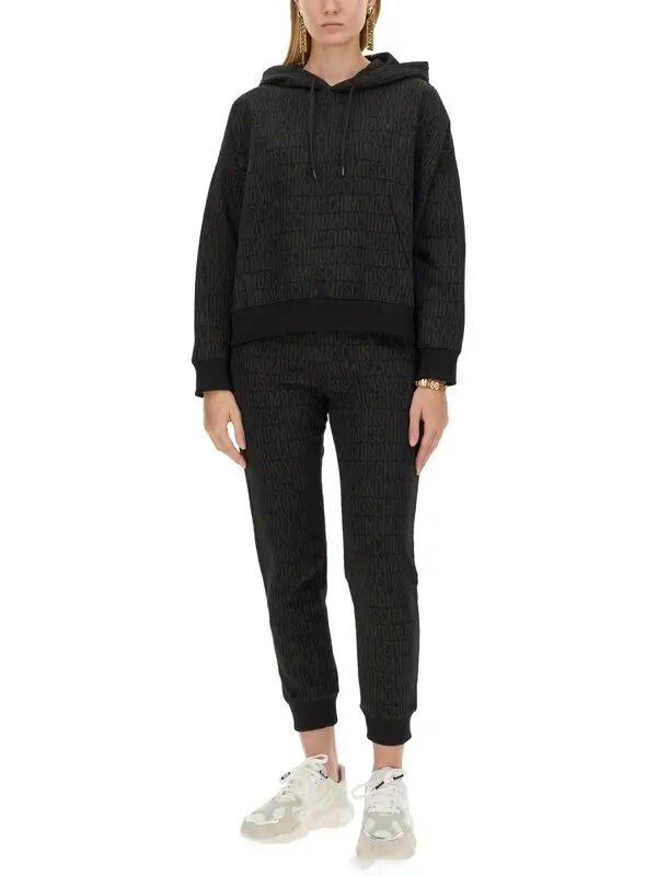Moschino All-over Logo Sweatshirt