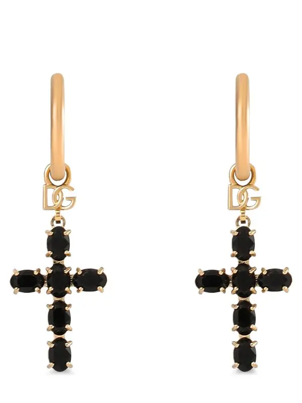 Dolce & Gabbana Creole Earrings - Black