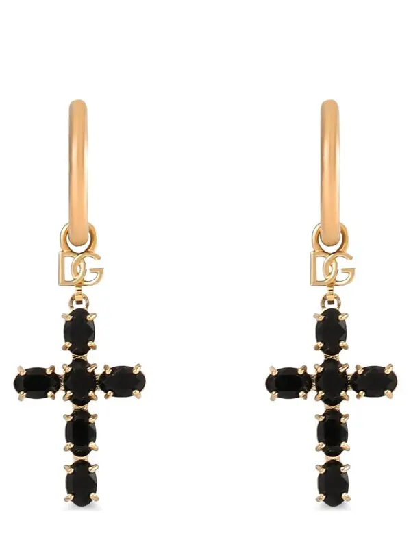 Dolce & Gabbana Creole Earrings - Black