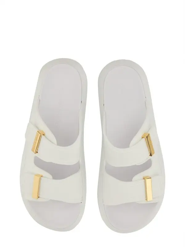 Alexander McQueen Oversize Hybrid Sandal - Cream
