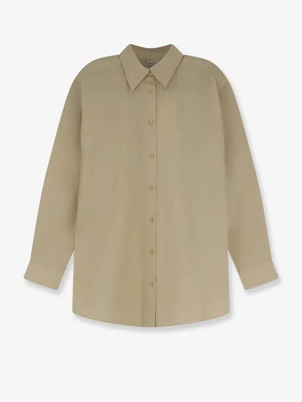TOTEME Classic Tumbled Organic Cotton Shirt - Multicolor