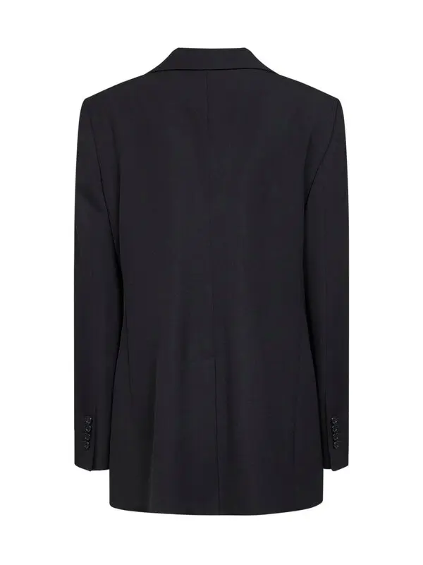 Dolce & Gabbana Black Wool Gabardine Jacket