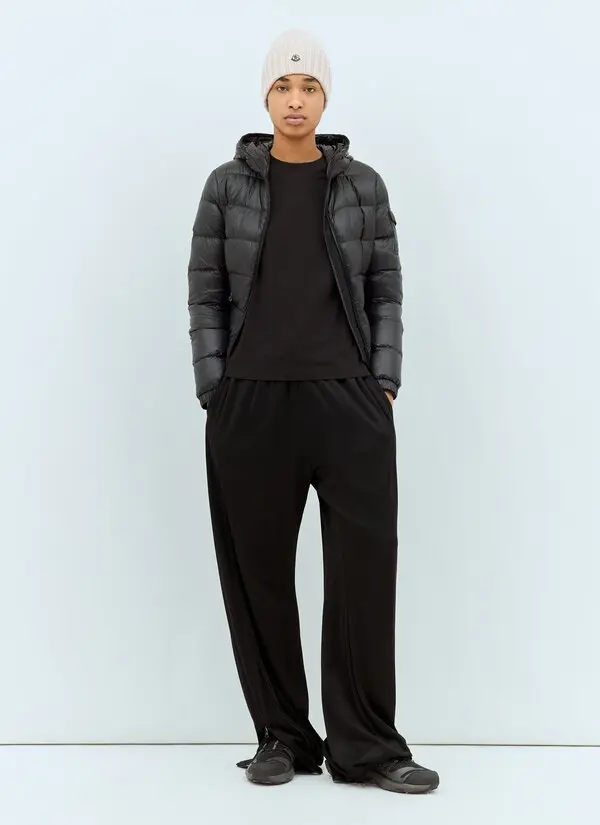 Moncler Gles Hooded Down Jacket - Black
